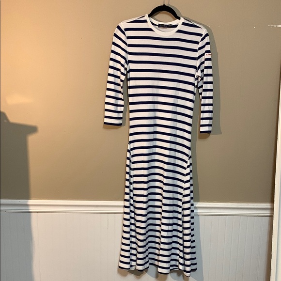 Dresses | Polo Ralph Lauren Womens Striped Size Small Maxi Dress ...